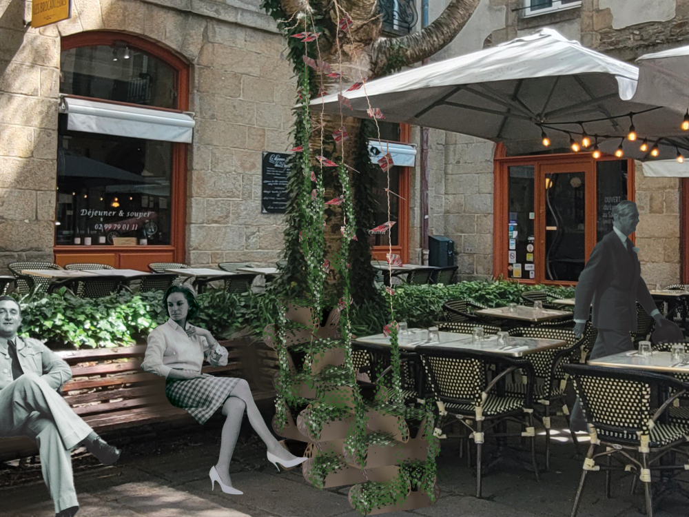 Jardinière grimpante. — Wikifab