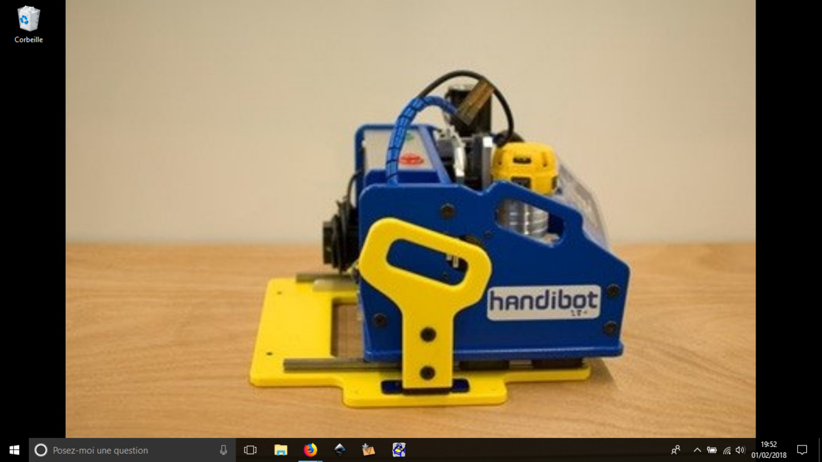 Utiliser la Handibot — Wikifab